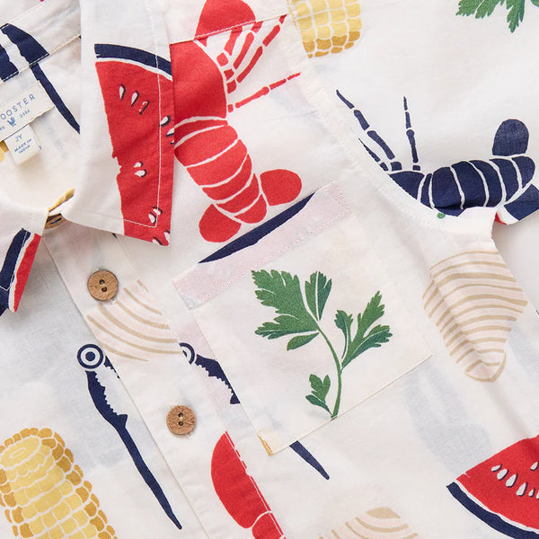 Jack Shirt in Clam Bake - Poppyseed Kids
